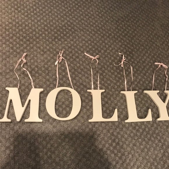Wall Decor | Molly Wood Letters | Poshmark